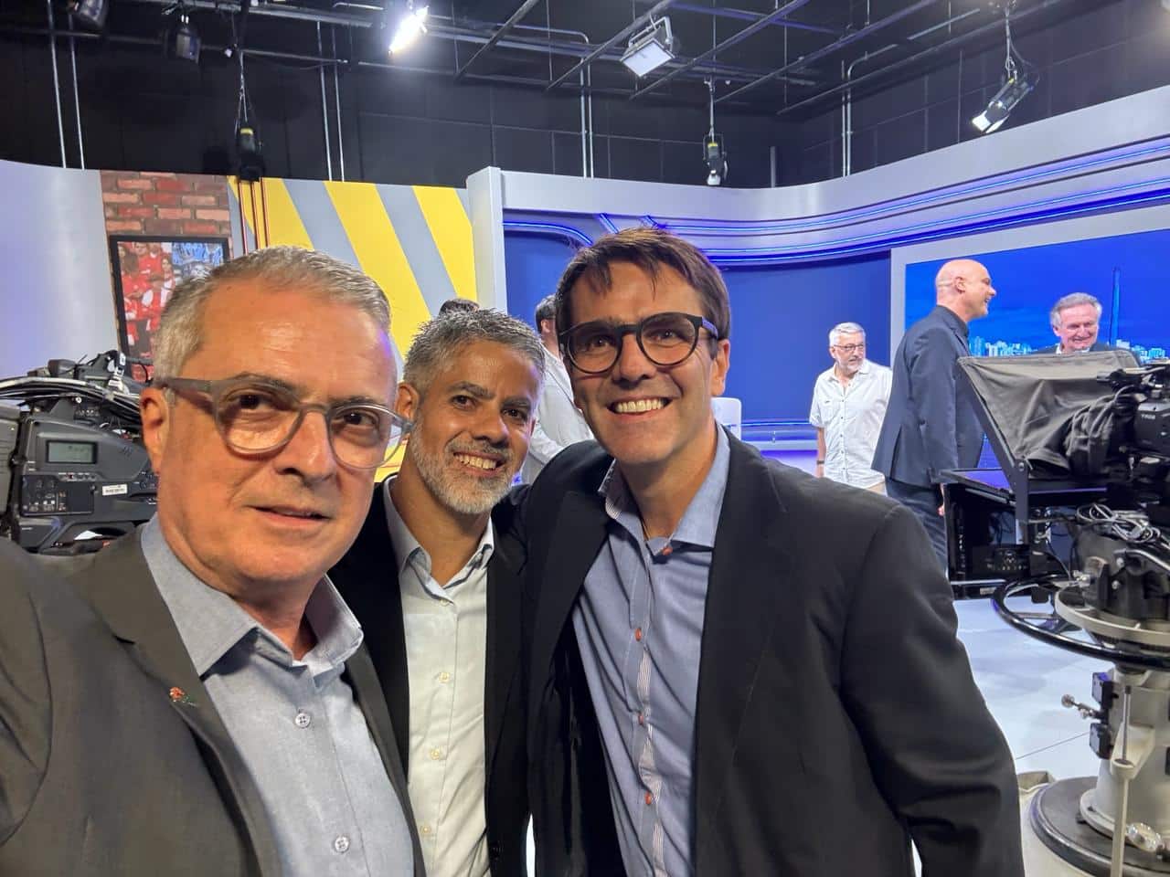 Presidente do SENGE na inauguração da nova sede da Band RS no Tecnopuc ...